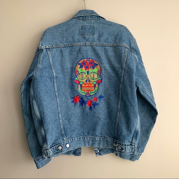 Big Star | Jackets & Coats | Big Star Custom Made Day Of The Dead Jean ...